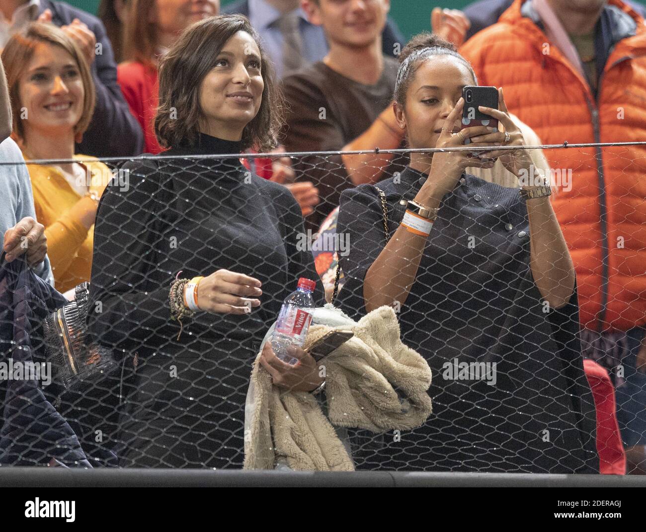 Susan, Jeremy Chardy's Wife (FRA) in action during the Rolex Paris ...