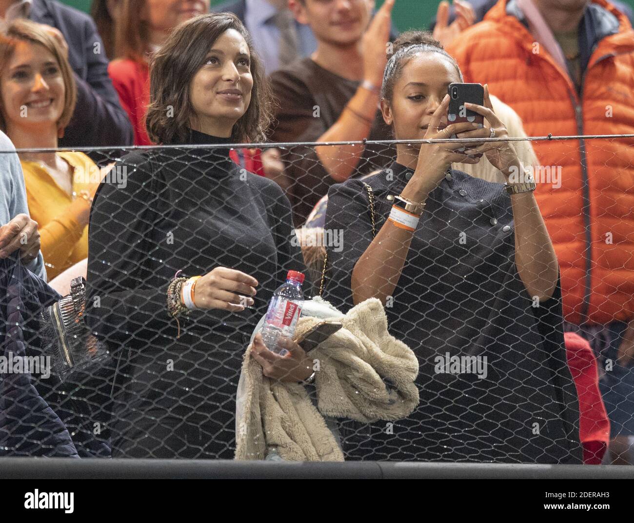 Susan, Jeremy Chardy's Wife (FRA) in action during the Rolex Paris ...
