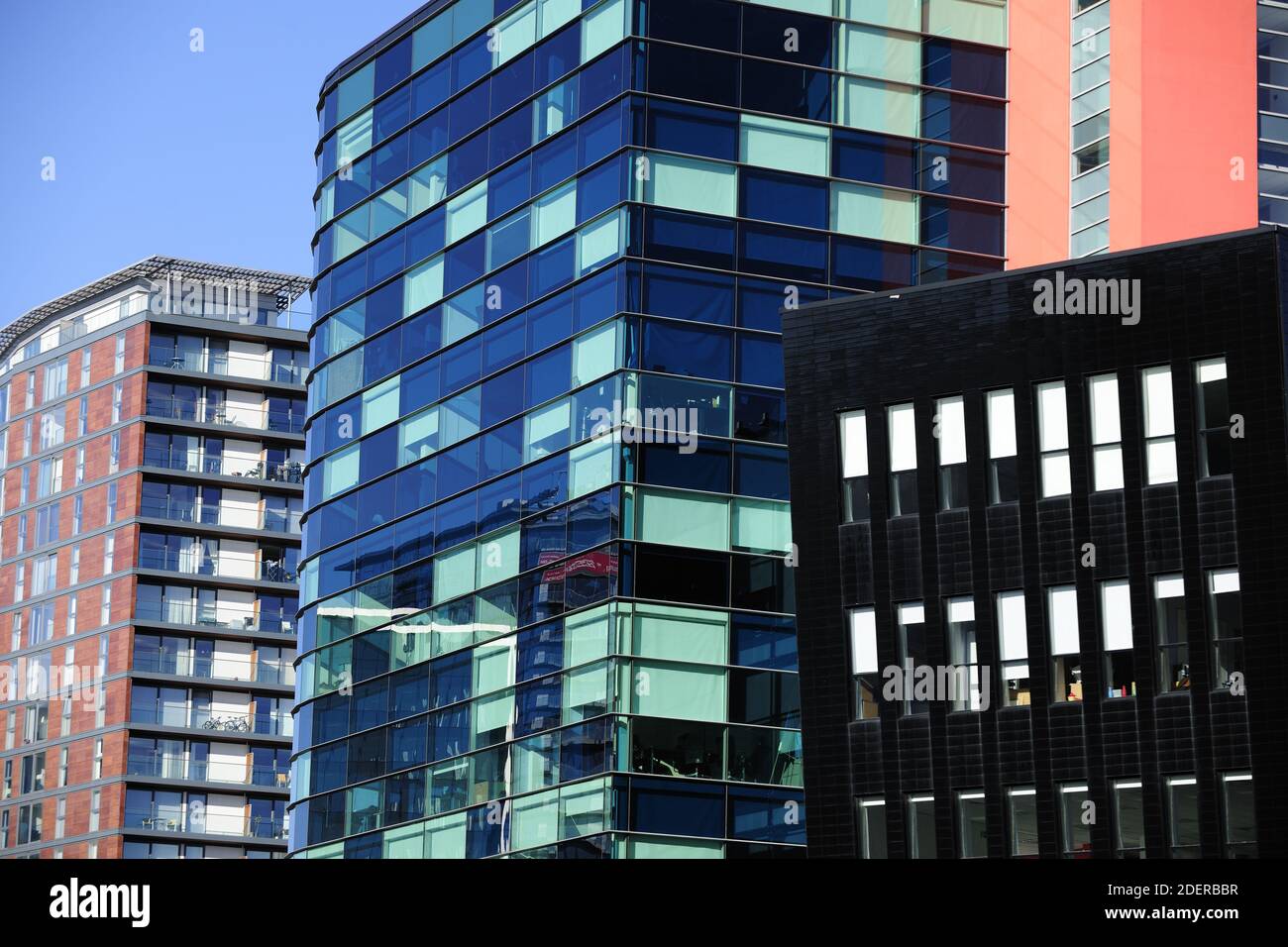 Modern Architecture Manchester Stock Photo - Alamy