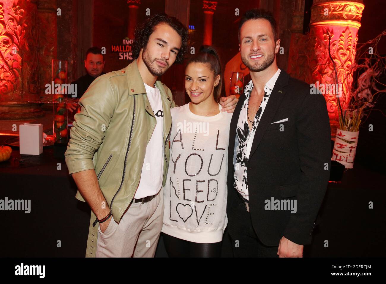 Anthony Colette, Denitsa Ikonomova et Christian Millette lors de la ...