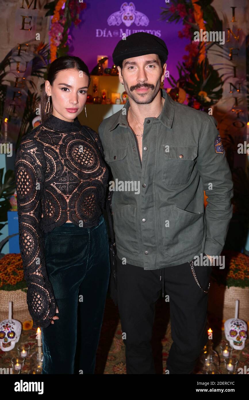 Jade Leboeuf et son mari et Stéphane Rodrigues lors de la soirée Dia De ...