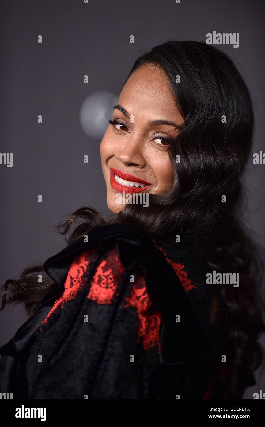 Zoe Saldana attends the 2019 LACMA 2019 Art + Film Gala on November 02 ...