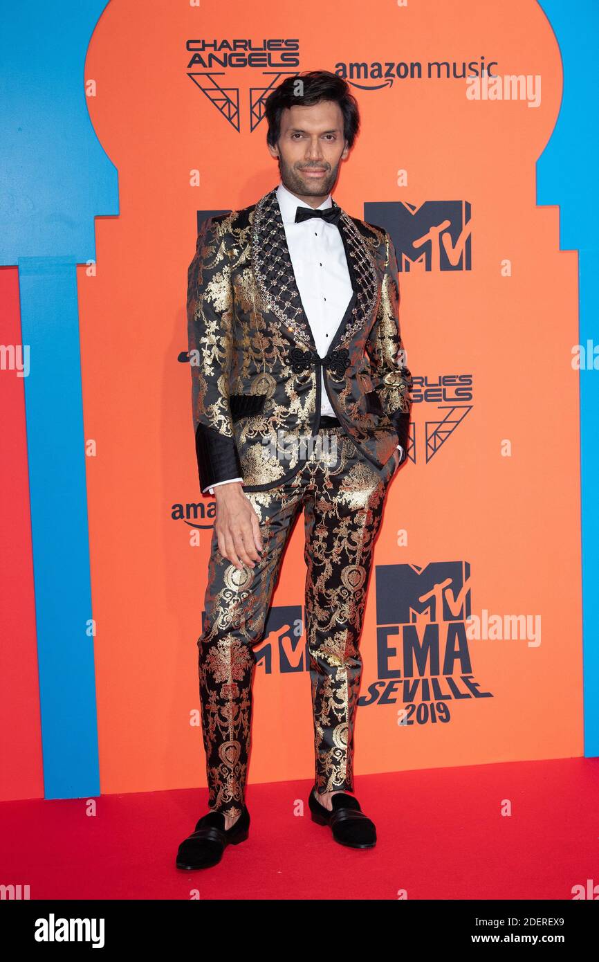 Jeetendr Sehdev attends the MTV EMAs 2019 at FIBES Conference and ...