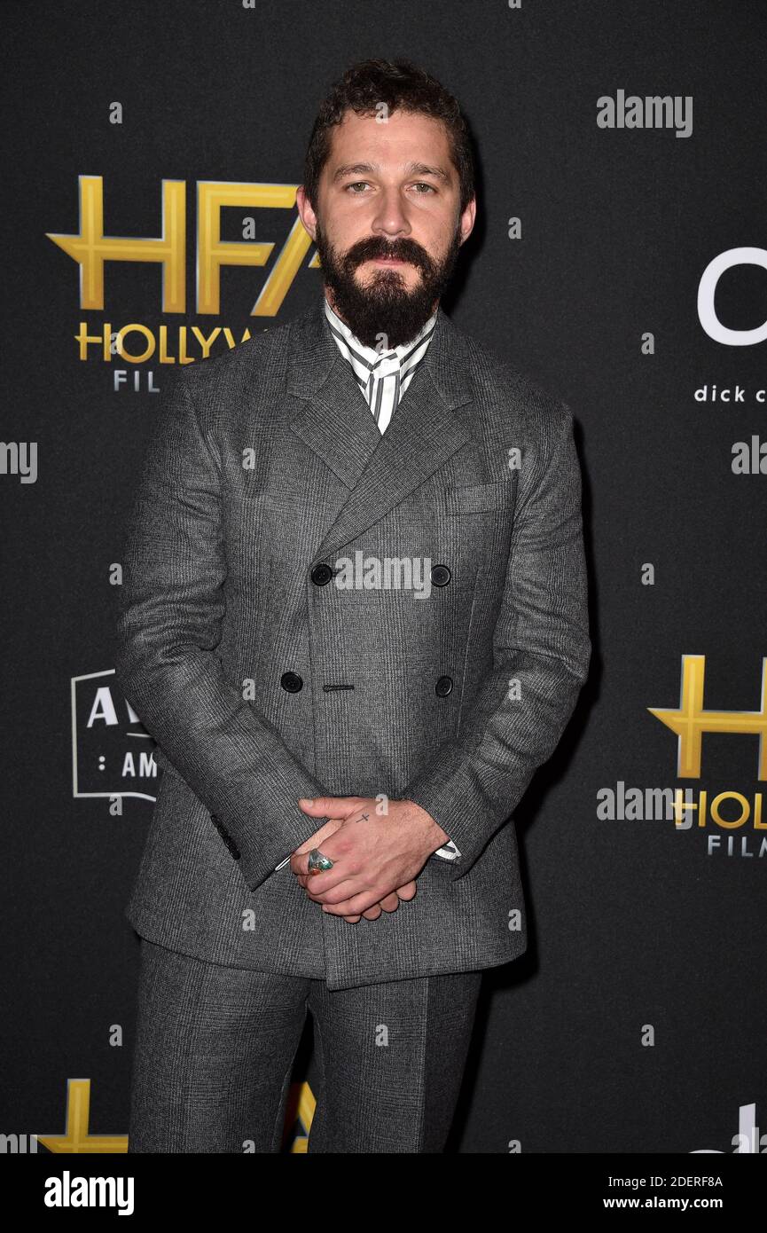 Shia LaBeouf attends the 23rd Annual Hollywood Film Awards at The ...