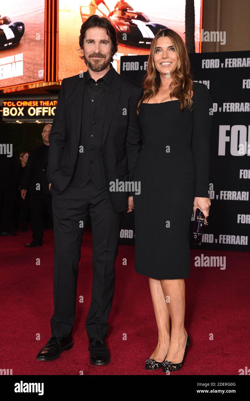 Christian Bale and Sibi Bla¸iÄ‡ attend the Premiere Of FOX's "Ford V ...