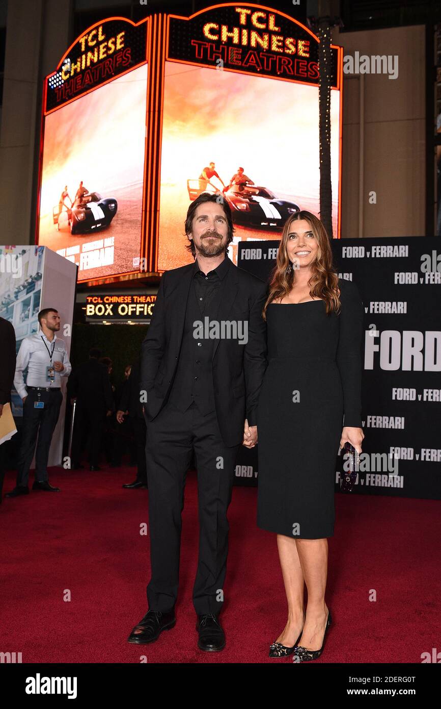 Christian Bale and Sibi Bla¸iÄ‡ attend the Premiere Of FOX's "Ford V ...