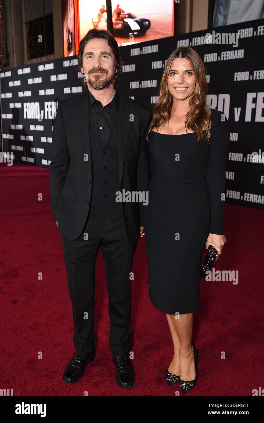 Christian Bale and Sibi Bla¸iÄ‡ attend the Premiere Of FOX's "Ford V ...