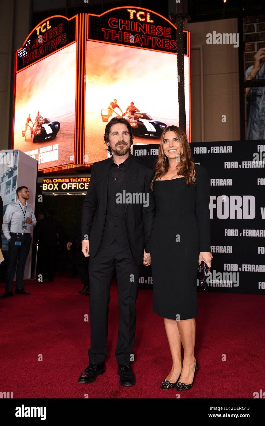 Christian Bale and Sibi Bla¸iÄ‡ attend the Premiere Of FOX's "Ford V ...
