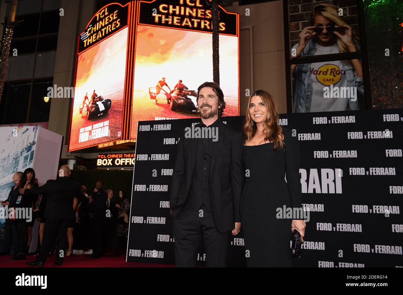 Christian Bale and Sibi Bla¸iÄ‡ attend the Premiere Of FOX's "Ford V ...