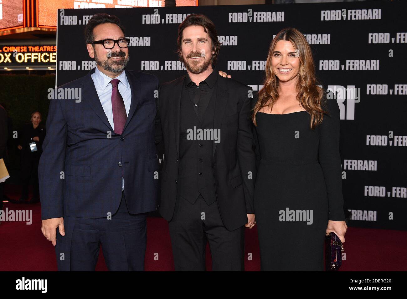 James Mangold, Christian Bale and Sibi Bla¸iÄ‡ attend the Premiere Of ...