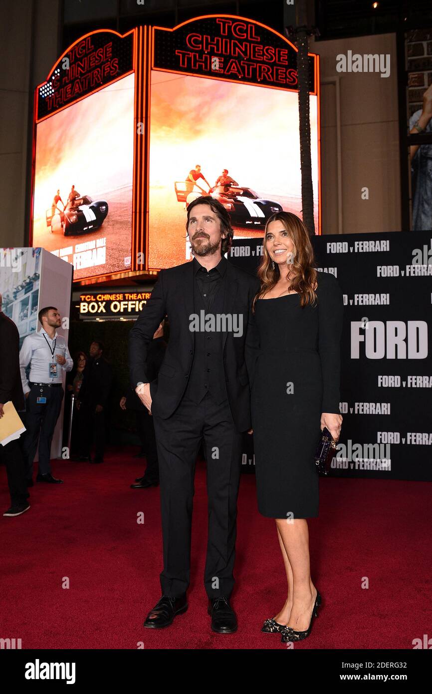 Christian Bale and Sibi Bla¸iÄ‡ attend the Premiere Of FOX's "Ford V ...