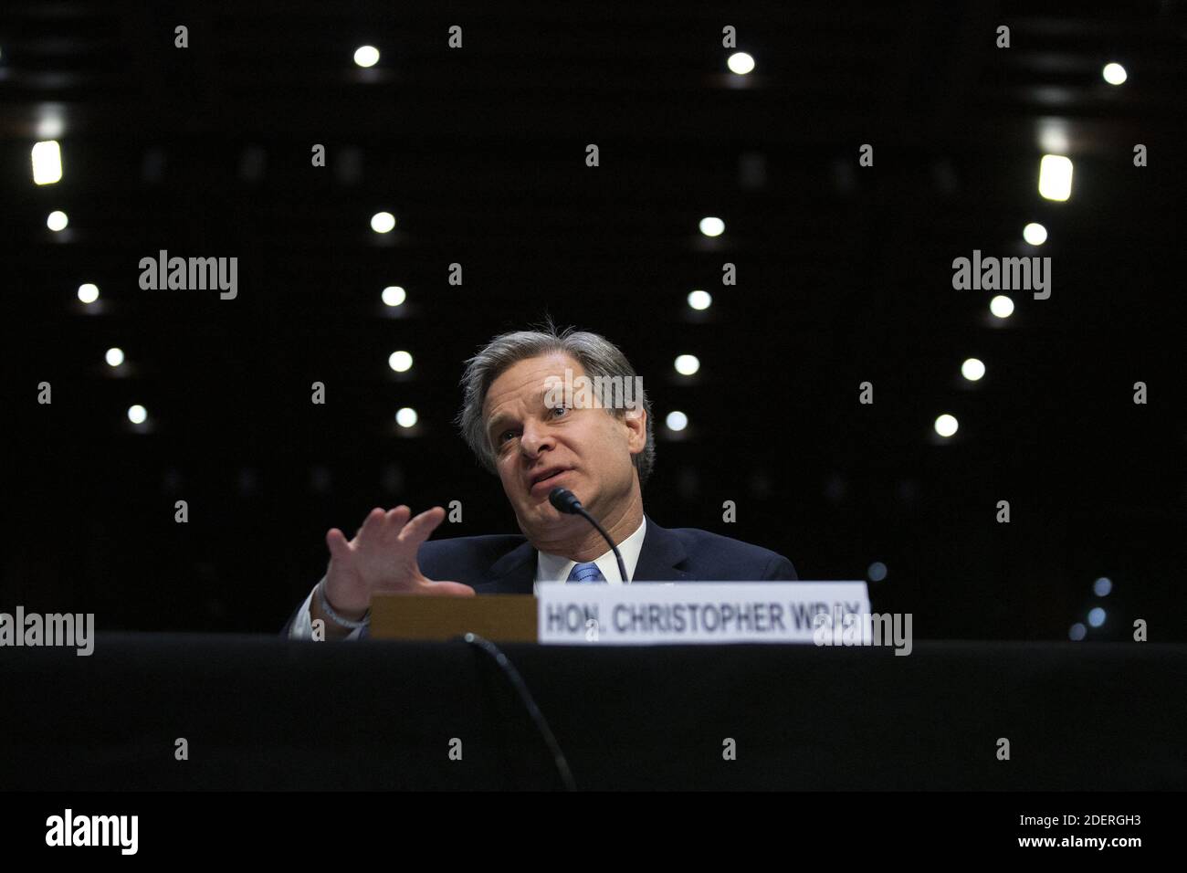 Director of the Federal Bureau of Investigation (FBI) Christopher Wray ...