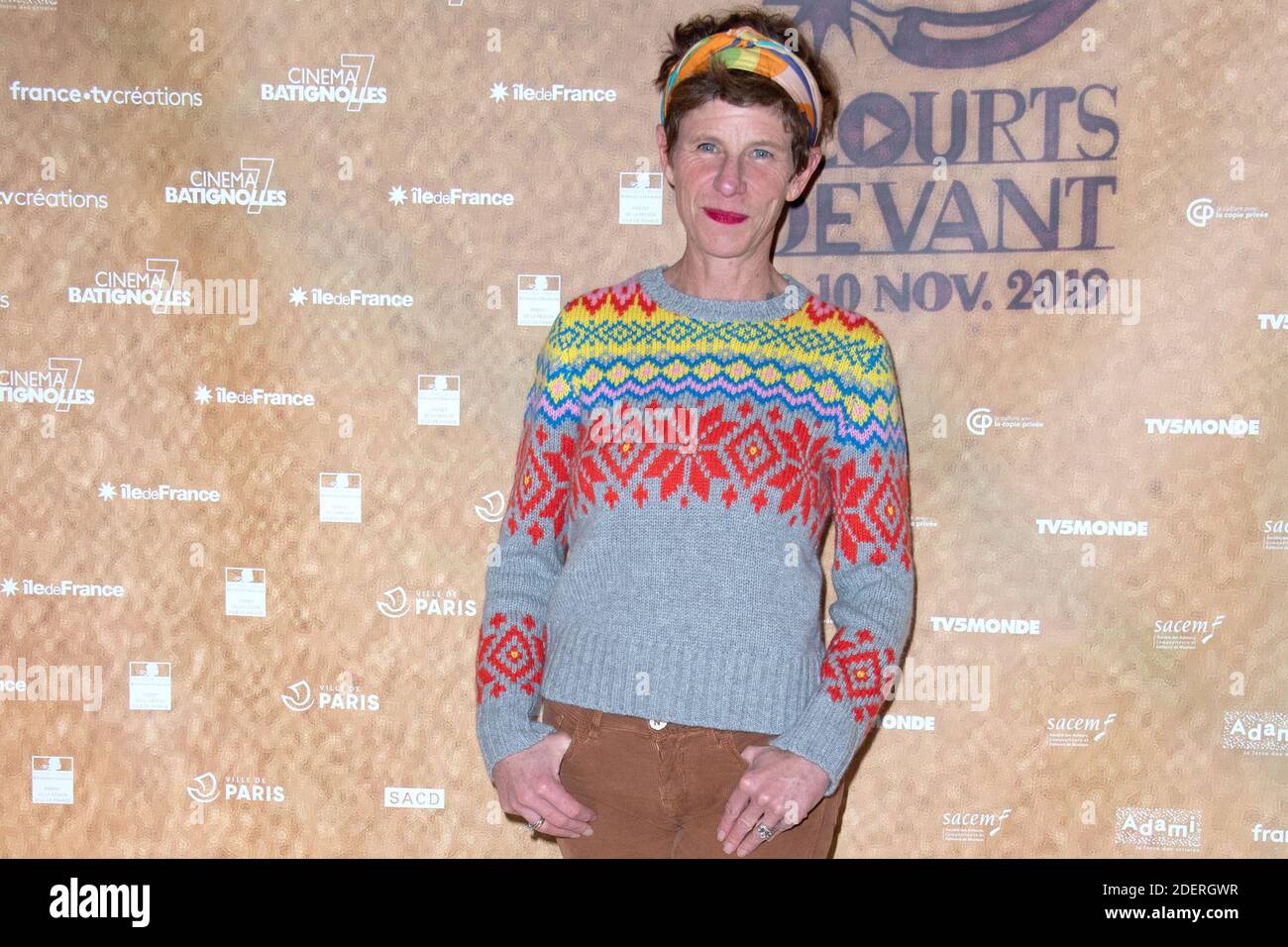 Marion Vernoux attending the opening of the Paris Courts Devant ...