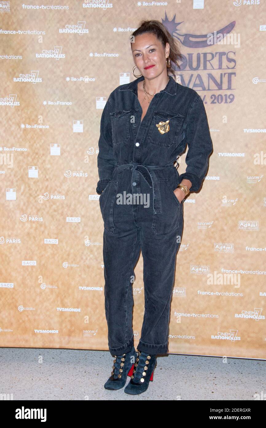 Karole Rocher attending the opening of the Paris Courts Devant Festival ...