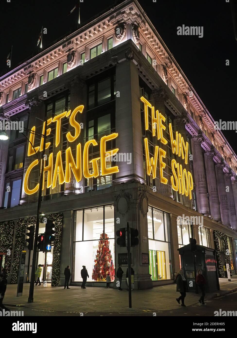 Lets change the way we shop sign hi-res stock photography and images ...