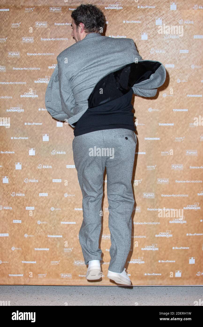 Damien Bonnard attending the opening of the Paris Courts Devant ...