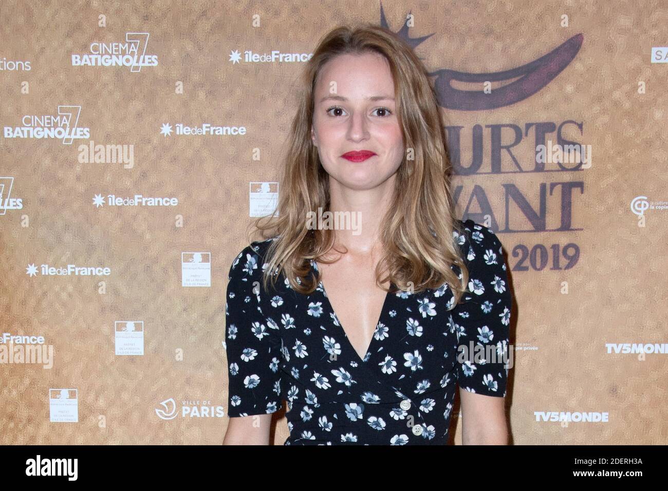 Tiphaine Daviot attending the opening of the Paris Courts Devant ...