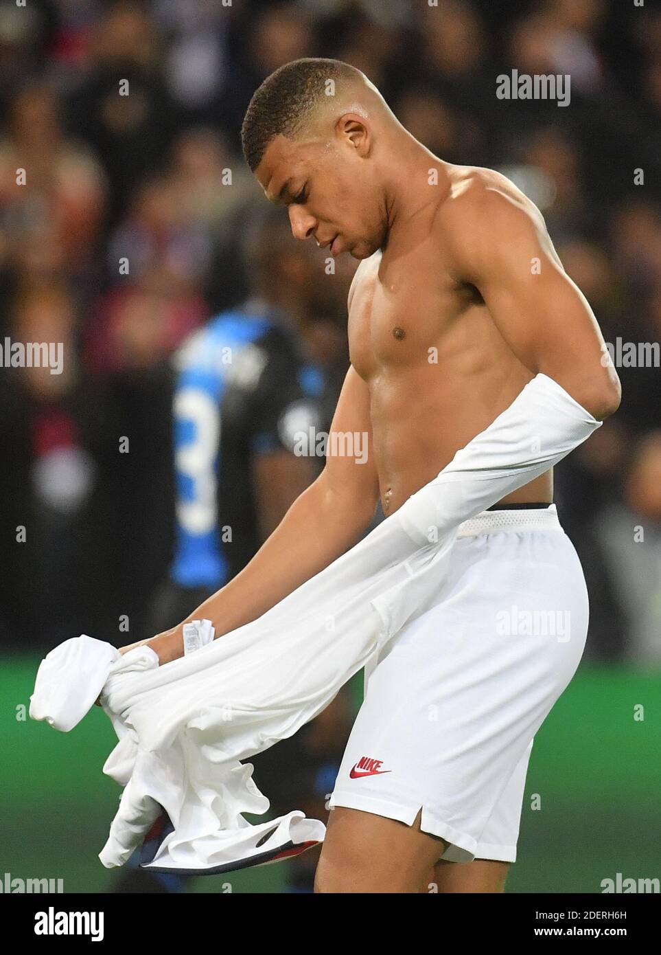 Paris Saint-Germain's Kylian Mbappé during the UEFA Champions League ...