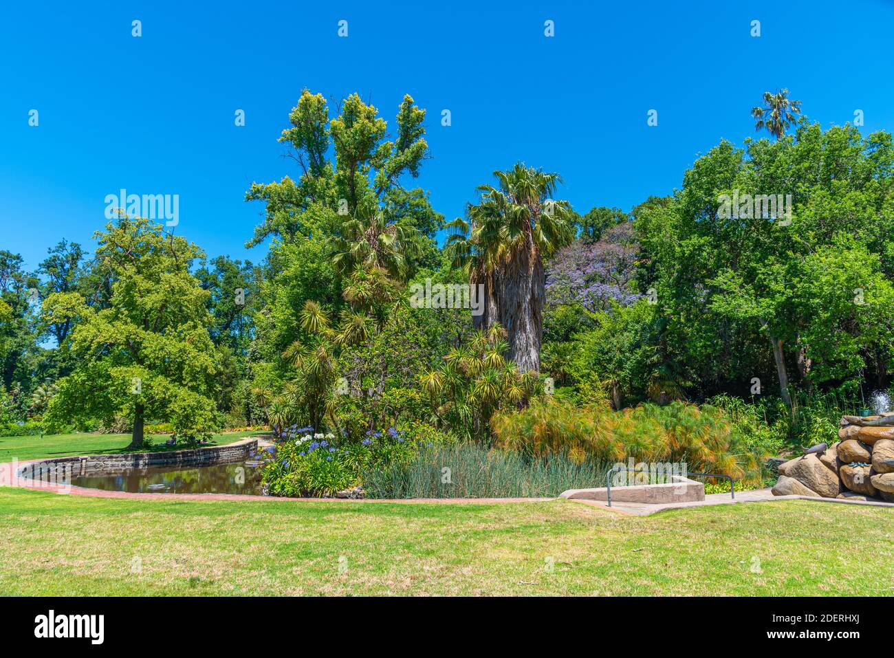 Fitzroy gardens in Melbourne, Australia Stock Photo - Alamy