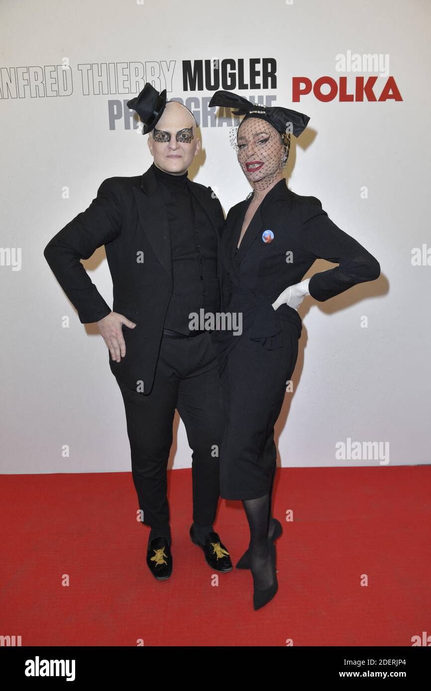 Exclusive - Ali Mahdavi with Lola pose during the opening of the ...