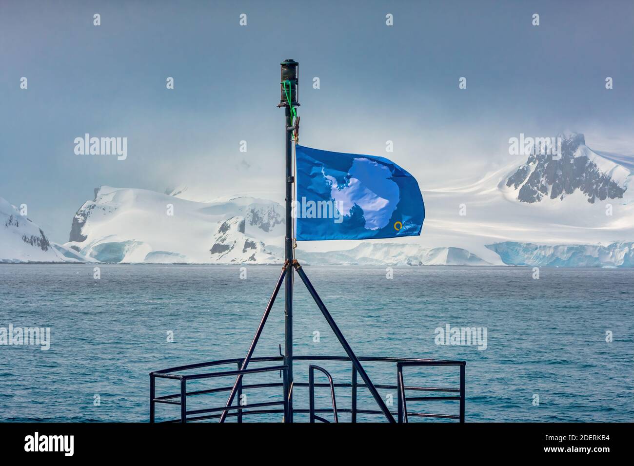 Flag of Quark Expeditions polar adventure provider on one of their ...