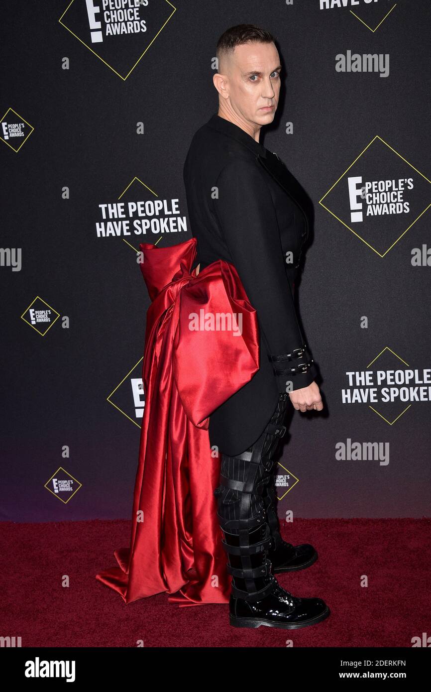 Jeremy Scott attends the 2019 E! People's Choice Awards at Barker ...