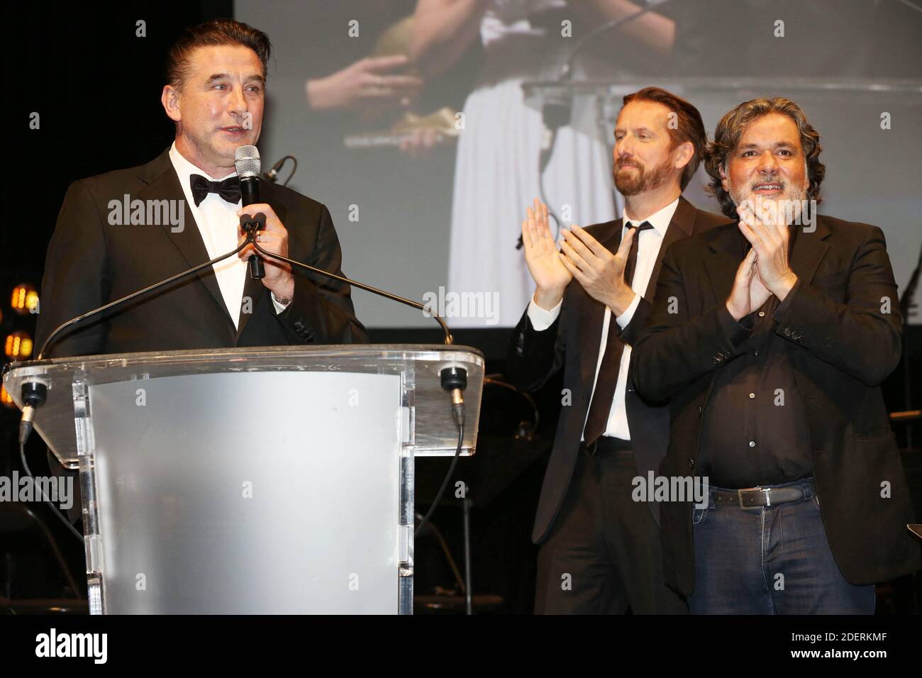 William Baldwin, Sam Bobino and Christophe Barratier attending the ...