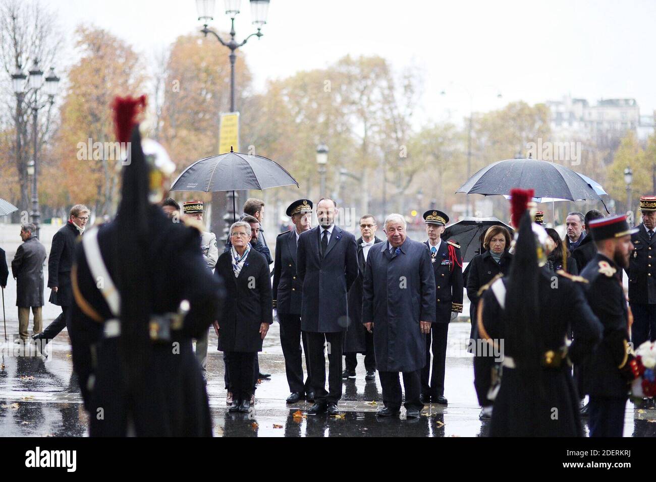 French Junior Defence Minister Genevieve Darrieussecq, French Prime ...
