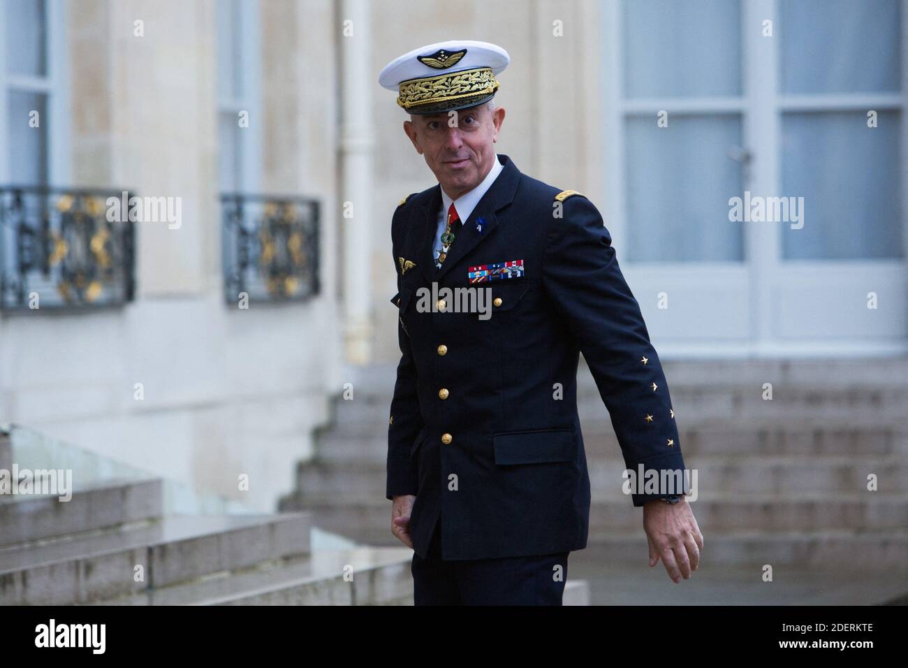 French air force chief of staff general Philippe Lavigne arrives at the ...