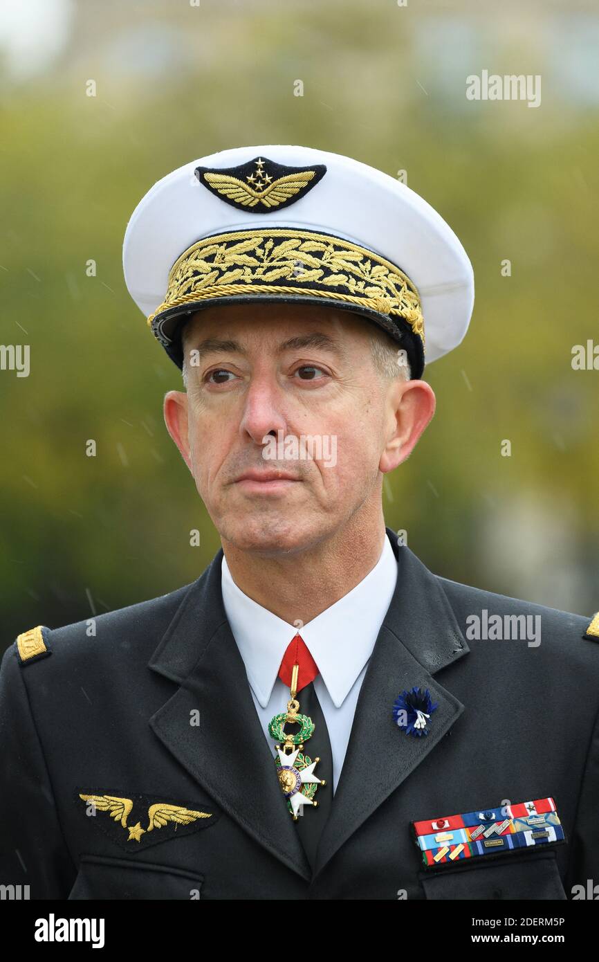 French air force chief of staff general Philippe Lavigne at ceremony at ...