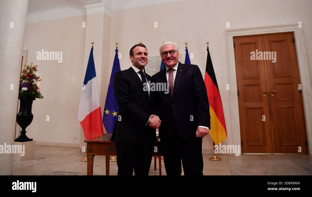 French President Emmanuel Macron and German President Frank-Walter ...