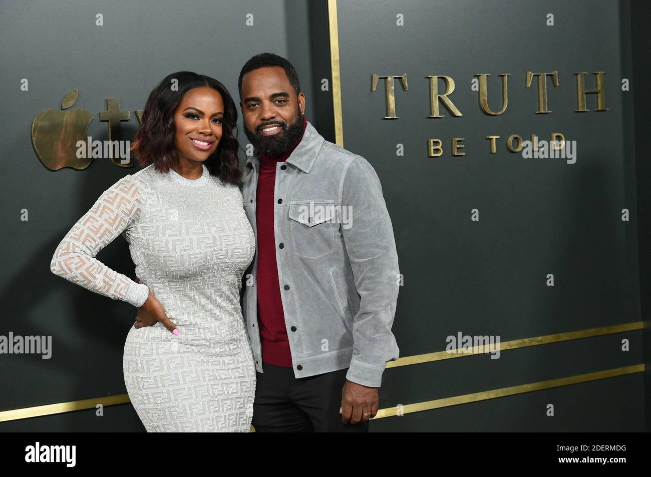 Kandi Burruss Todd Tucker Attend The Premiere Of Apple Tv S Truth Be