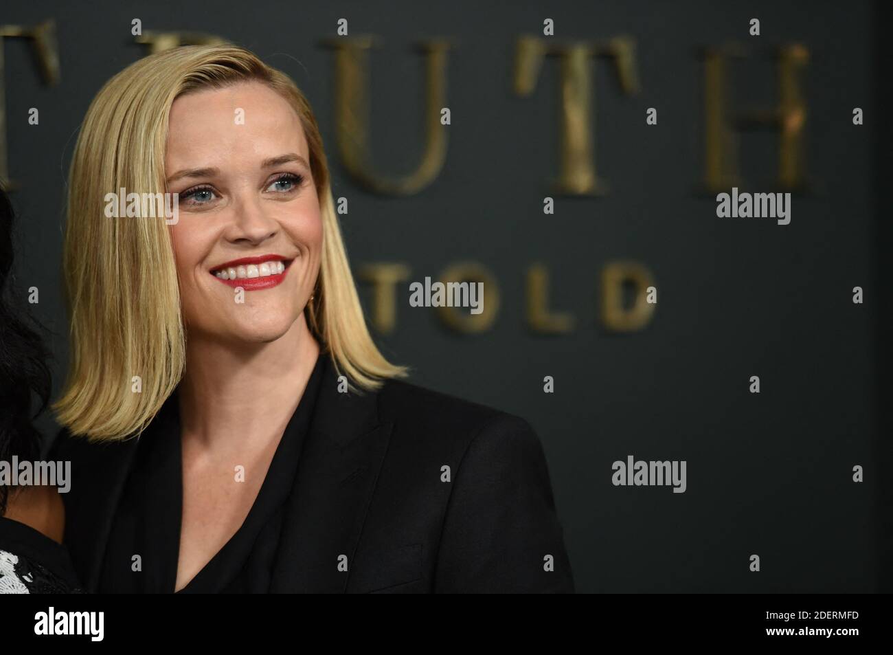 Reese Witherspoon attends the premiere Of Apple TV+'s "Truth Be Told ...
