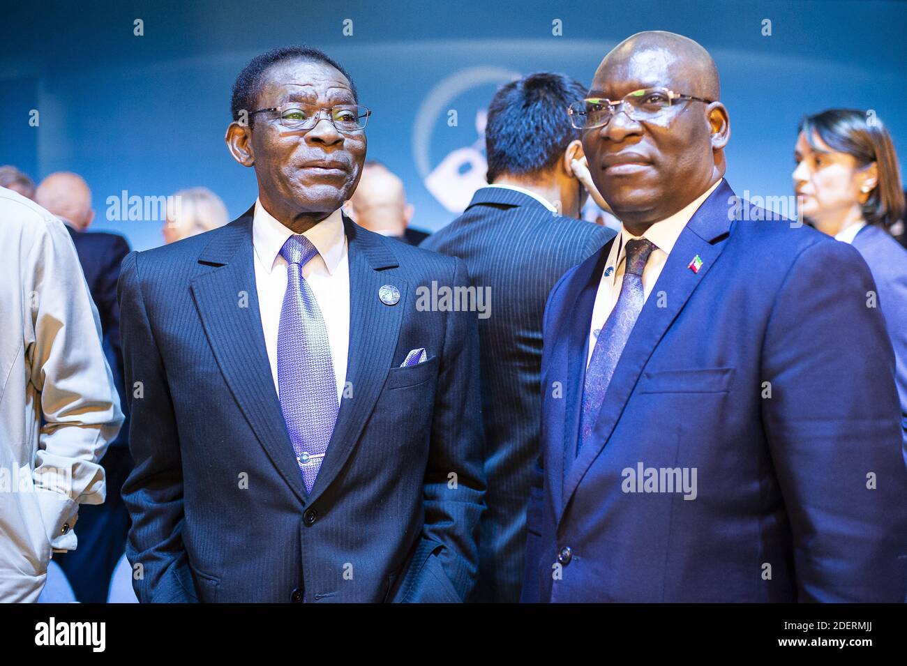Equatorial Guinea President Teodoro Obiang Nguema Mbasogo attends the ...