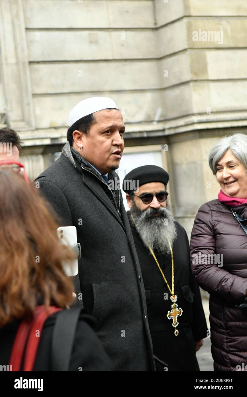 Imam of Drancy Hassen Chalgoumi - Tribute ceremony for the victims of ...