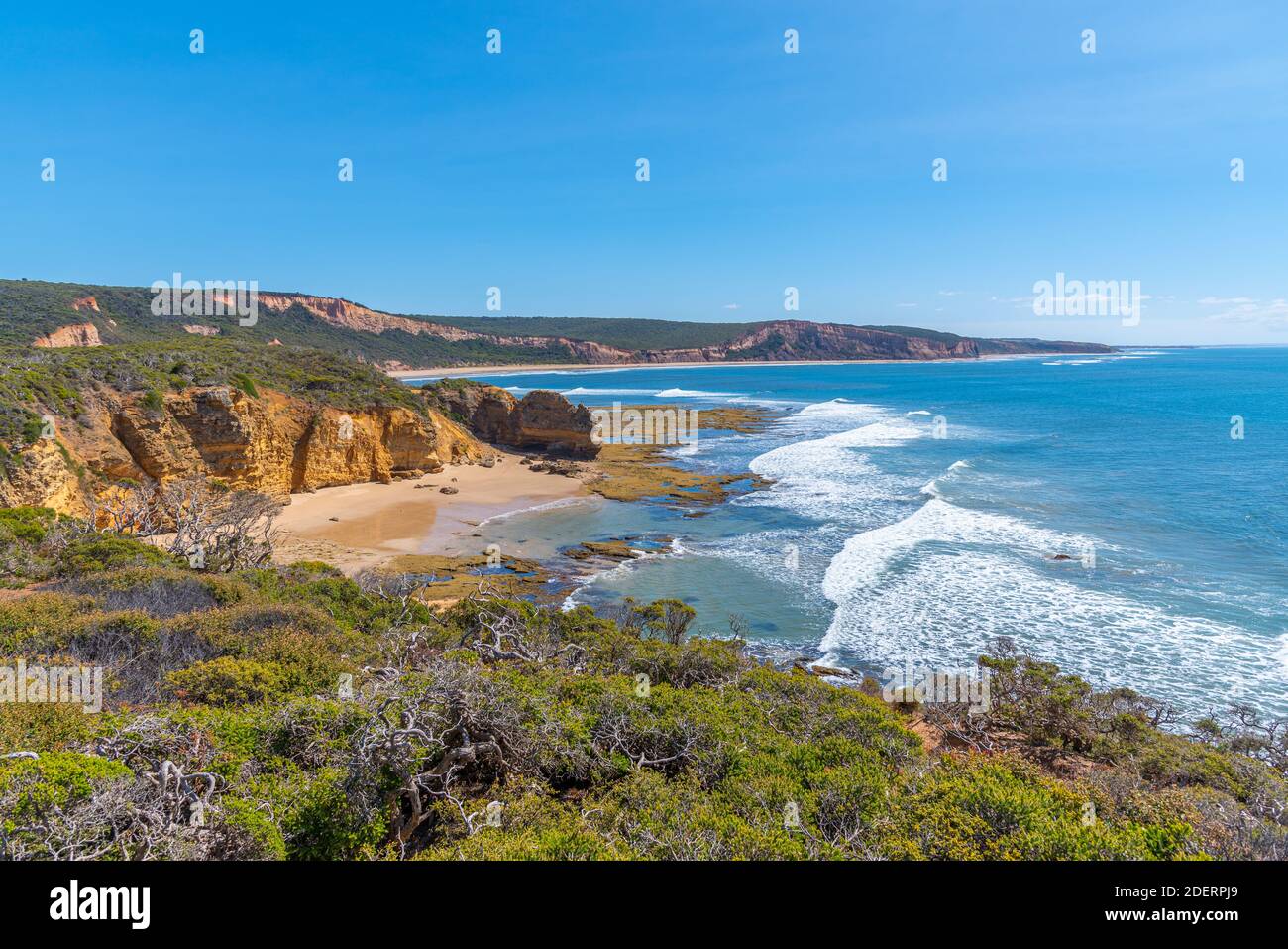 Natural landscape of Point Addis in Australia Stock Photo - Alamy