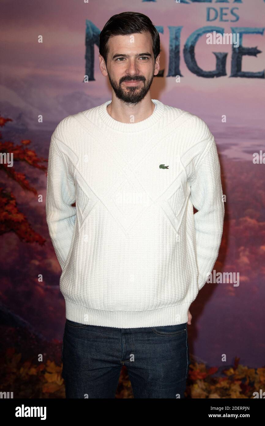 Humorist Marc-Antoine le Bret attends âÂ€Â˜Frozen 2 - La Reine Des ...