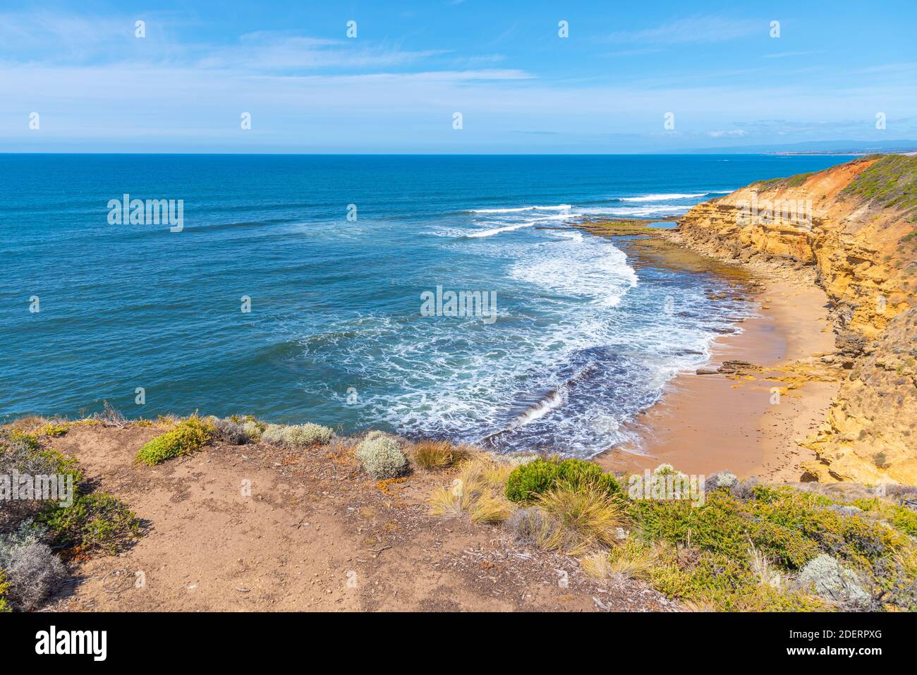 Natural landscape of Point Addis in Australia Stock Photo - Alamy
