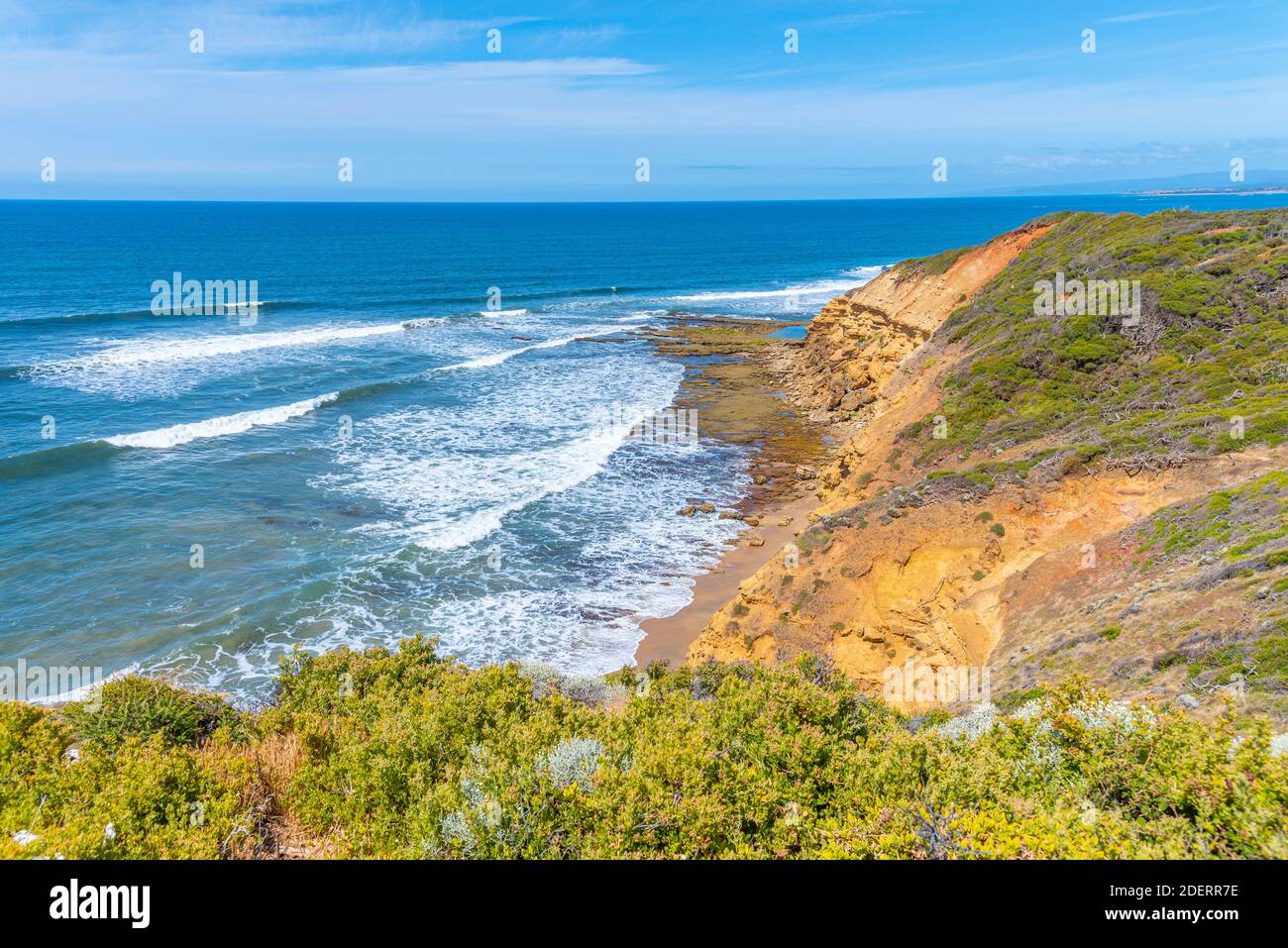 Natural landscape of Point Addis in Australia Stock Photo - Alamy