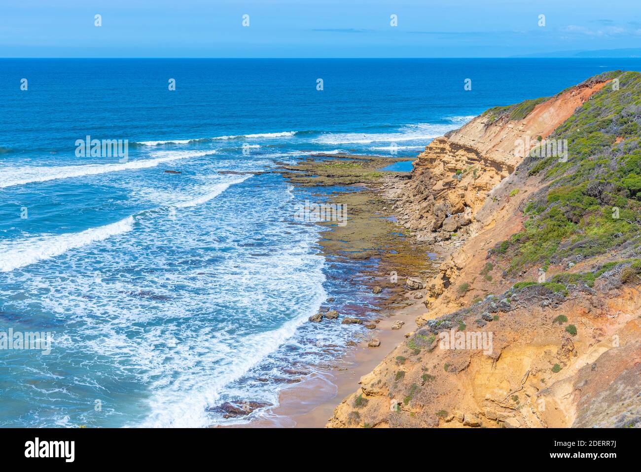Natural landscape of Point Addis in Australia Stock Photo - Alamy