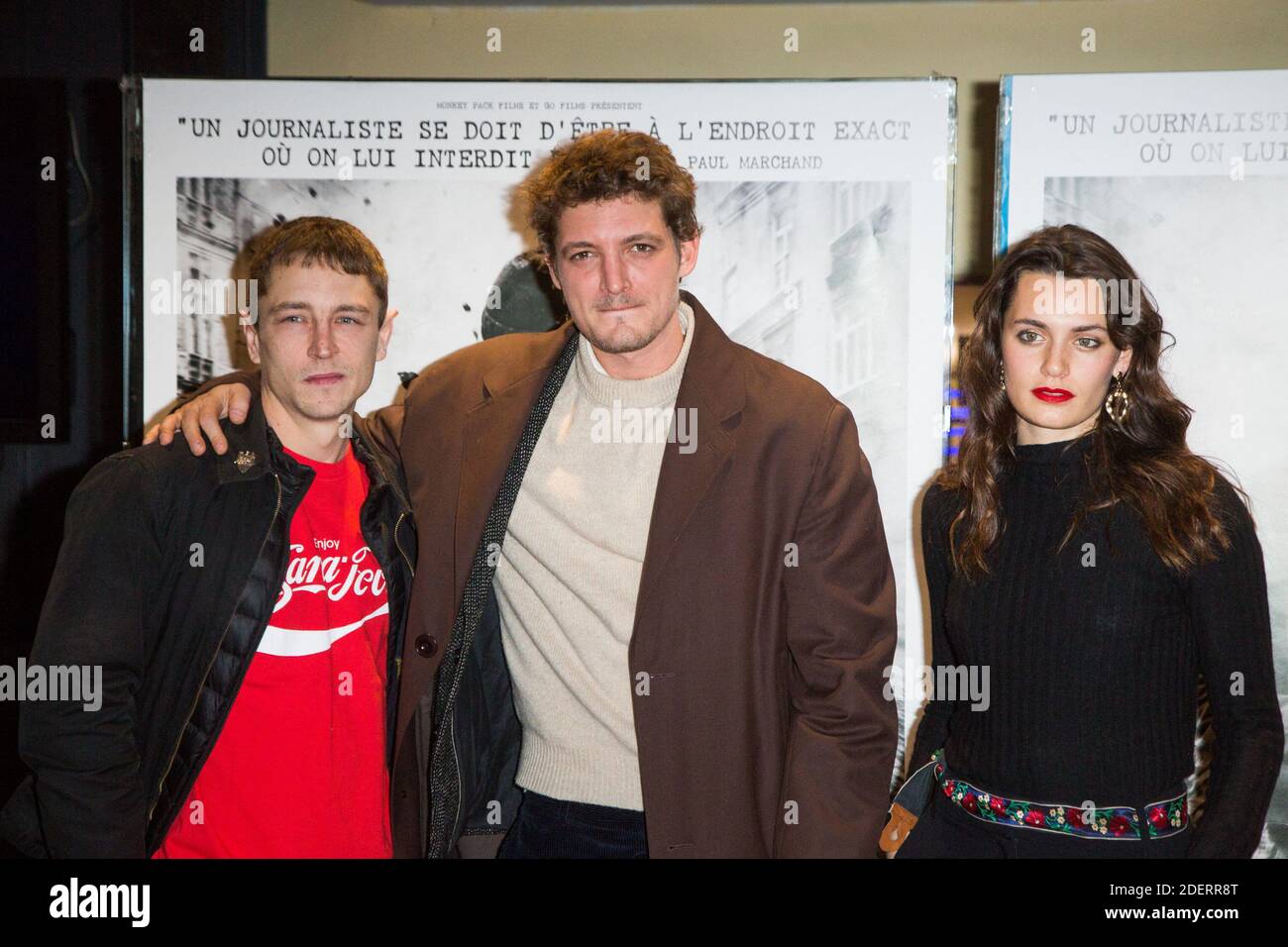 Vincent Rottiers, Niels Schneider and Ella Rumpf attends the 'Sympathie ...
