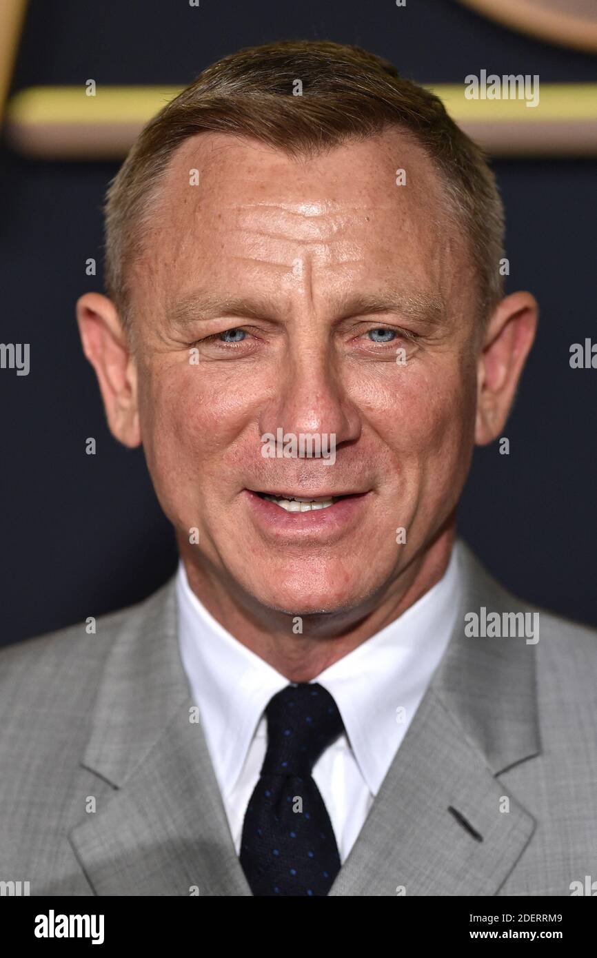 Daniel Craig attends the premiere of "Knives Out" at Regency Village ...