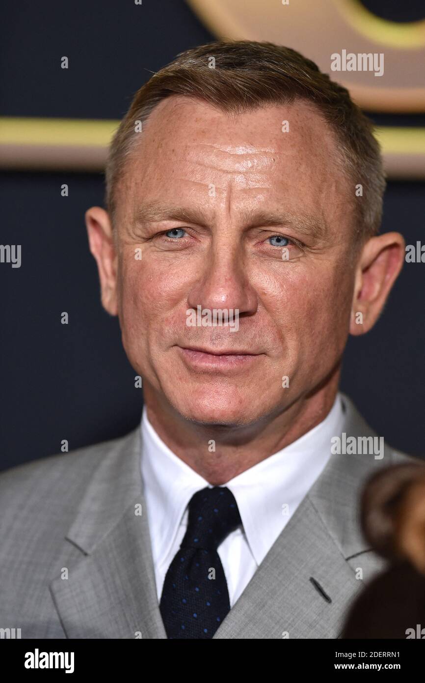 Daniel Craig attends the premiere of "Knives Out" at Regency Village ...