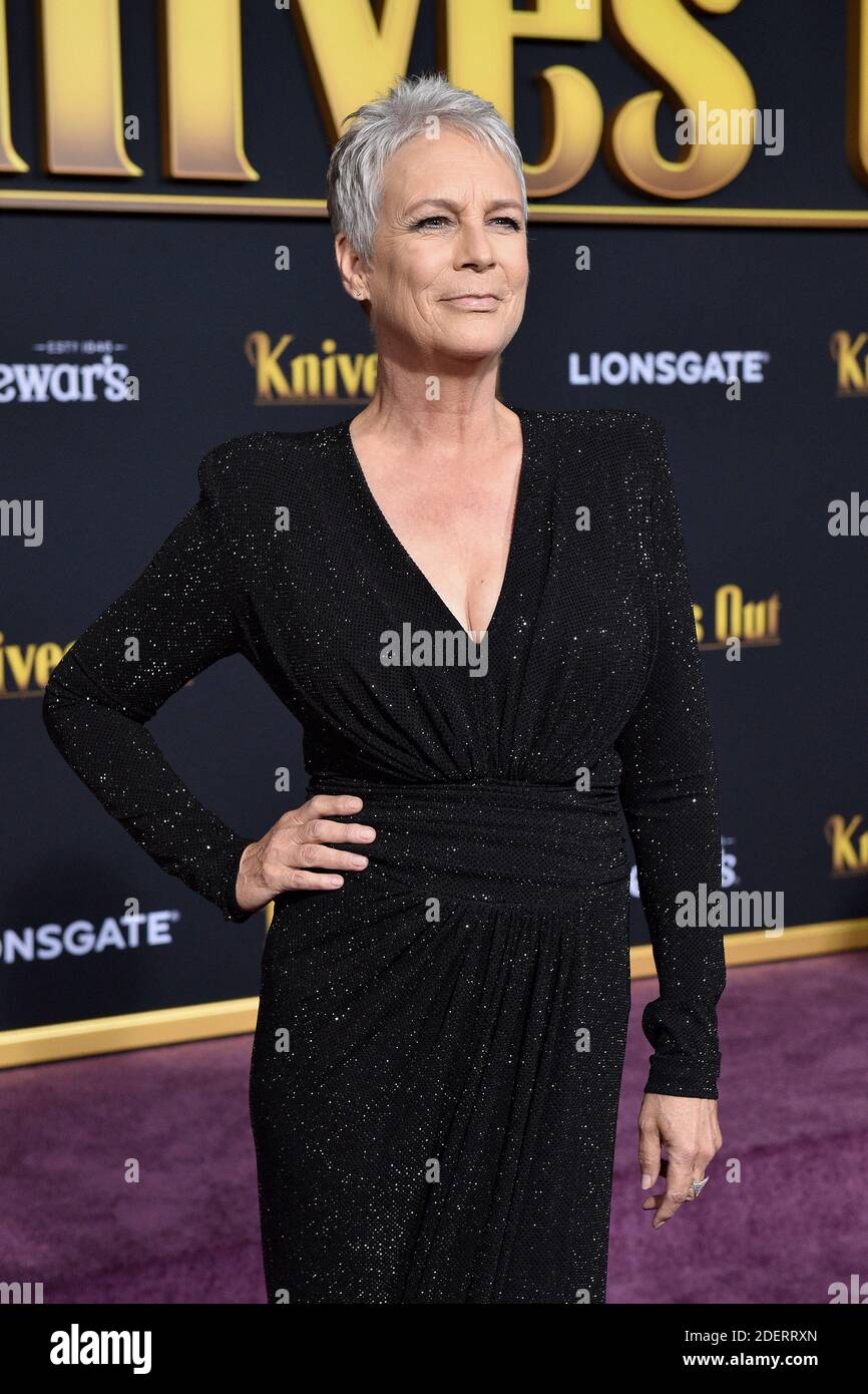 Jamie Lee Curtis attends the premiere of "Knives Out" at Regency ...