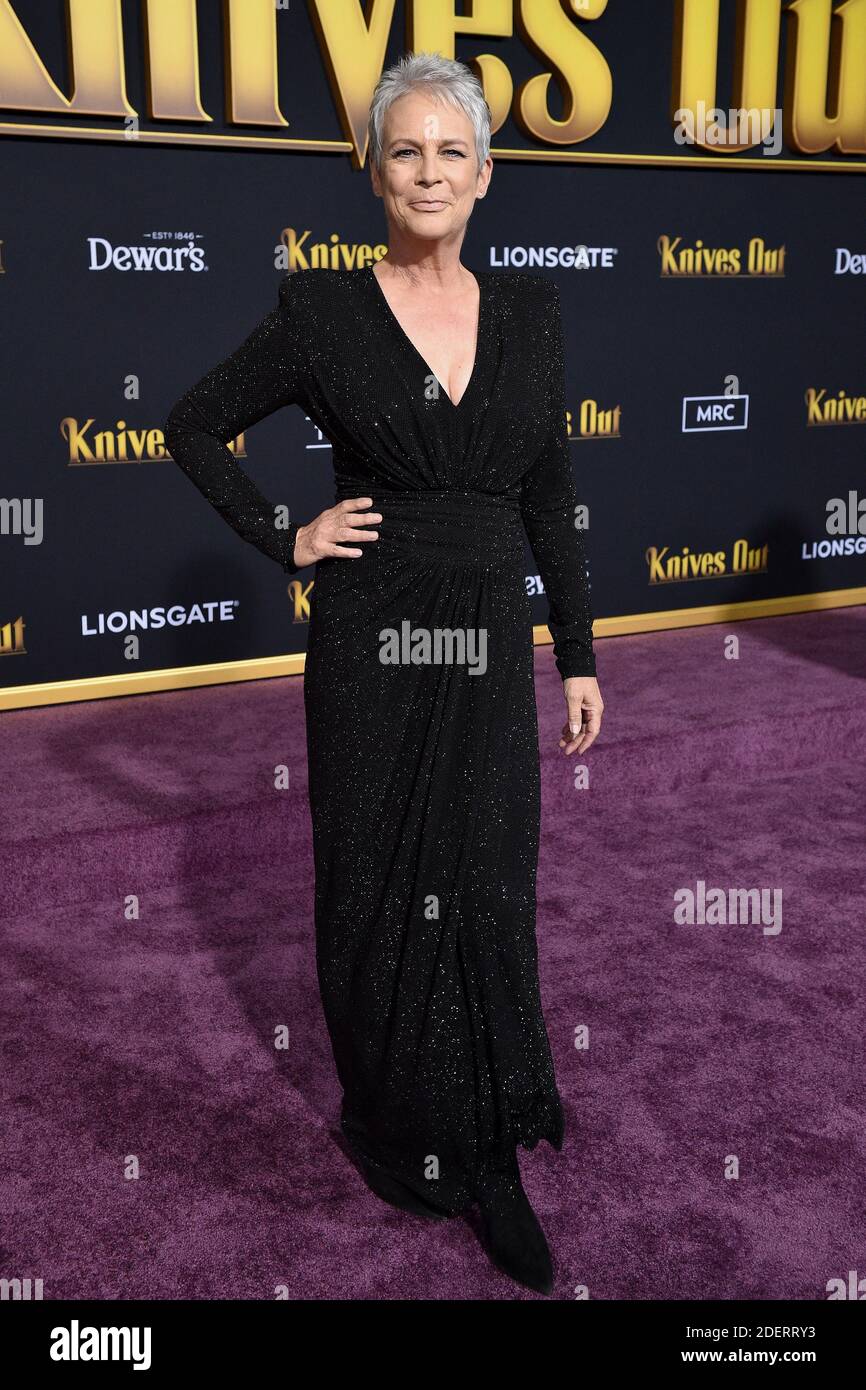 Jamie Lee Curtis attends the premiere of "Knives Out" at Regency ...