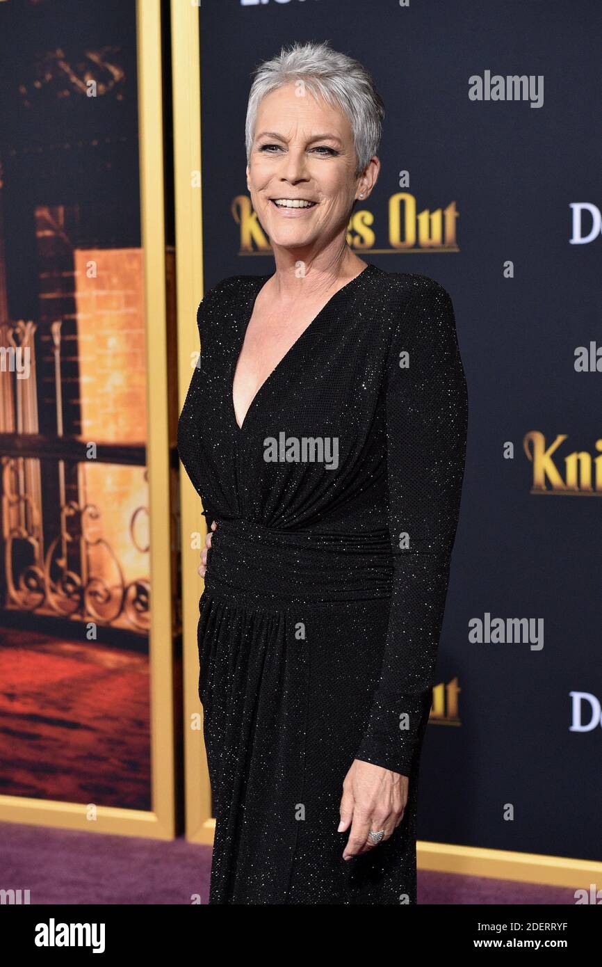 Jamie Lee Curtis attends the premiere of "Knives Out" at Regency ...