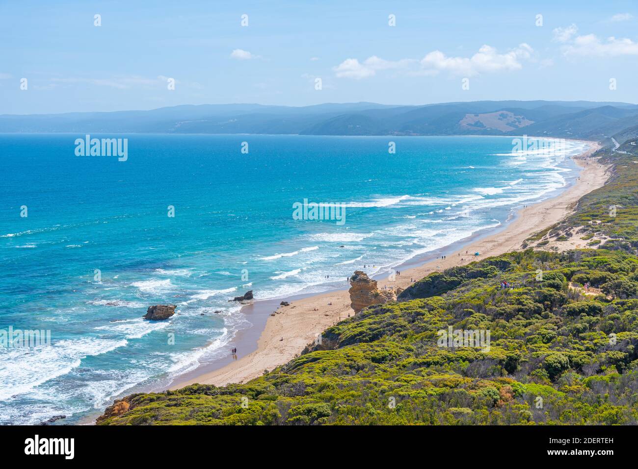 Aerial view of a beach at Split point in Australia Stock Photo - Alamy