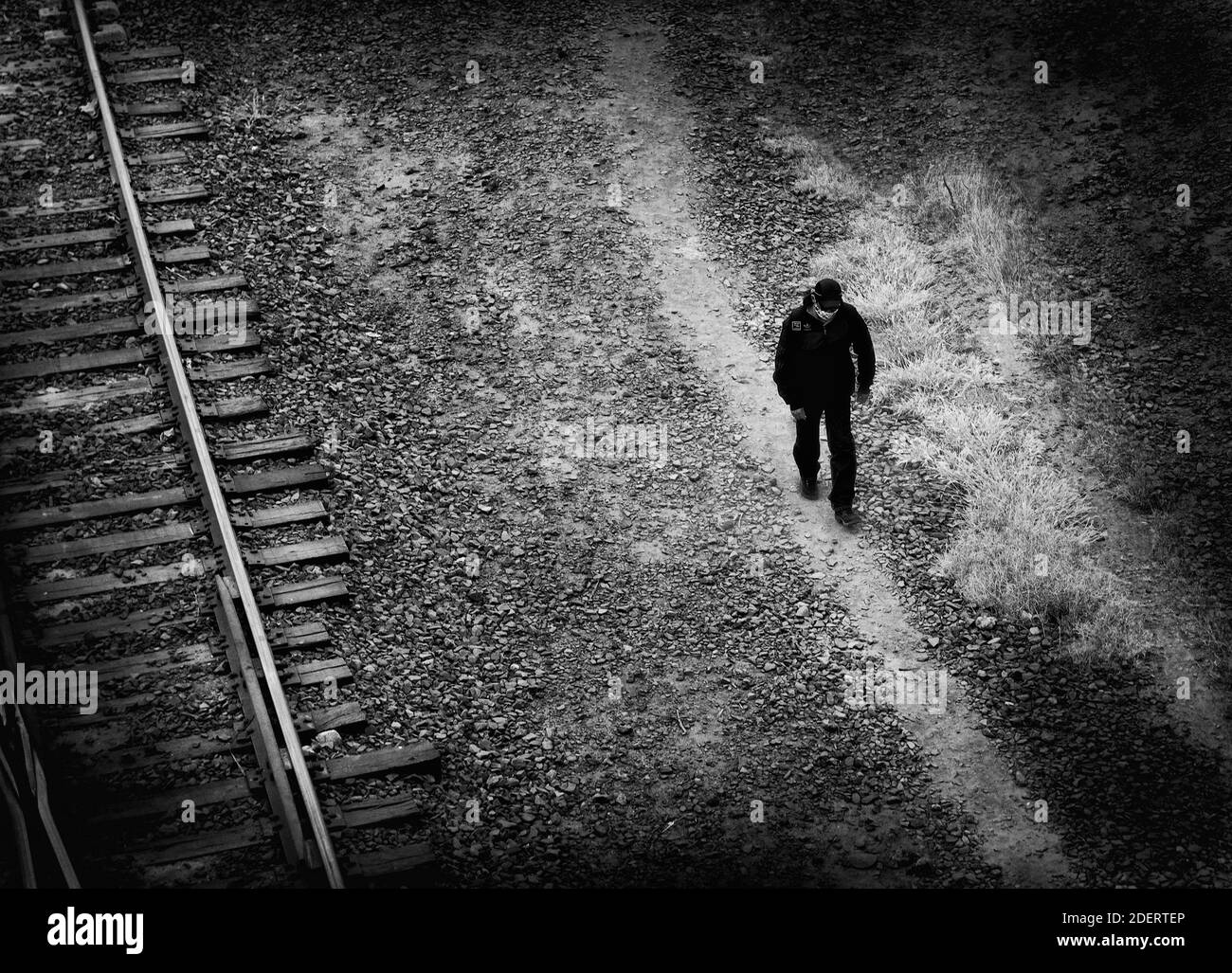 Portrait on train station Stock Photo - Alamy