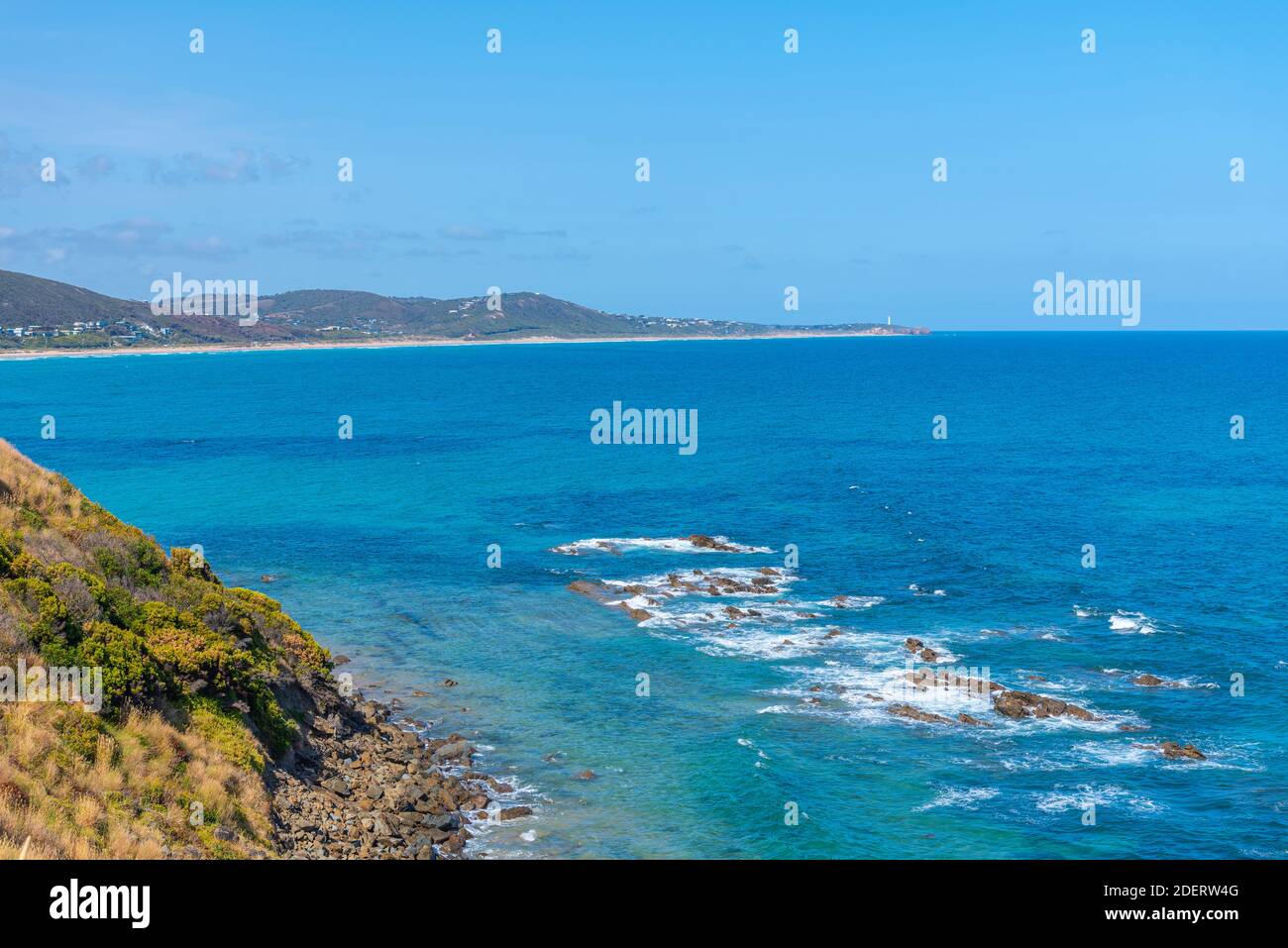 Coastline of Victoria from Devil's elbow lookout Stock Photo - Alamy