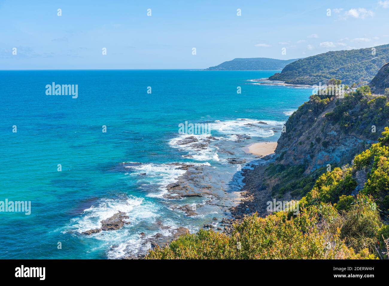 Lorne Queenscliff coastal reserve near lorne in Australia Stock Photo ...